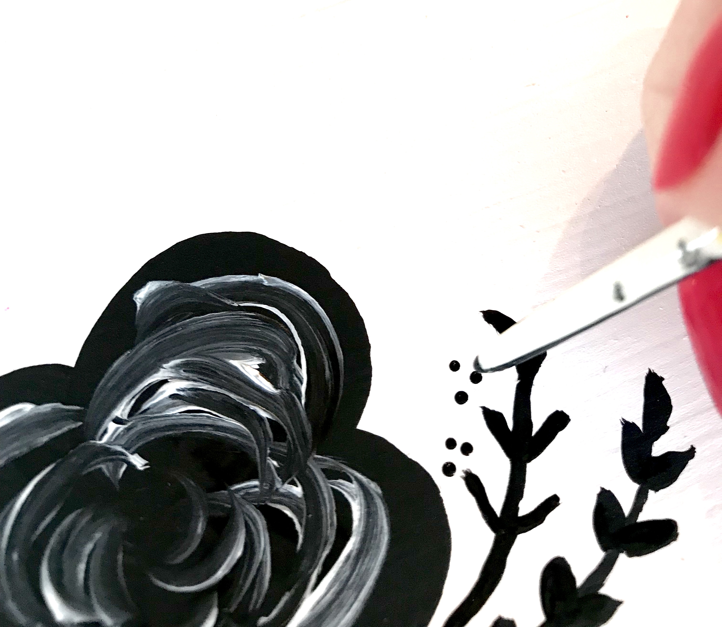 Learn How To Hand Paint Flowers The Easy Way