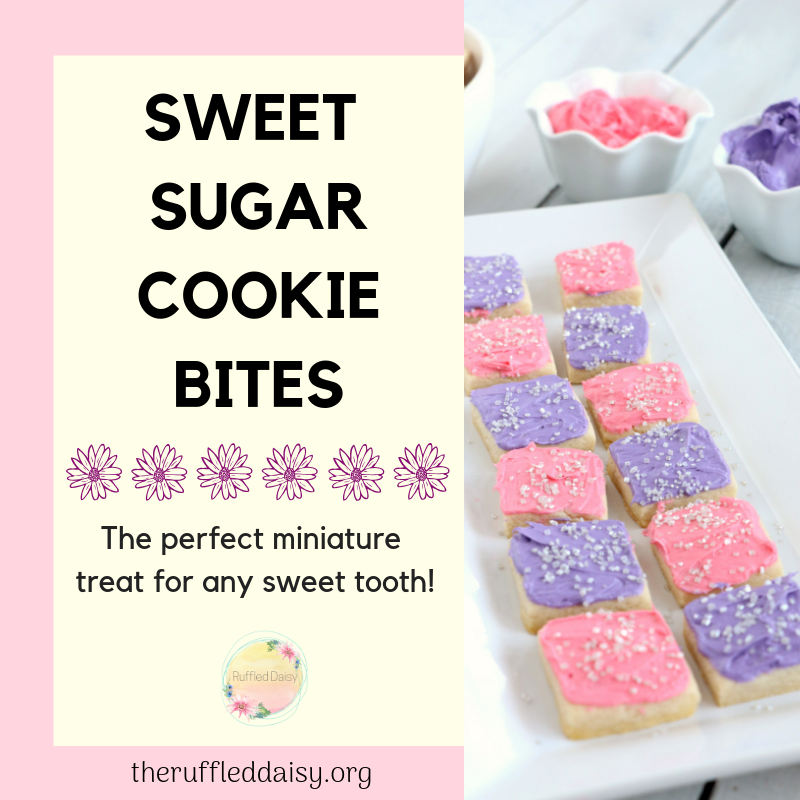 Petite Sweet Sugar Cookie Bites