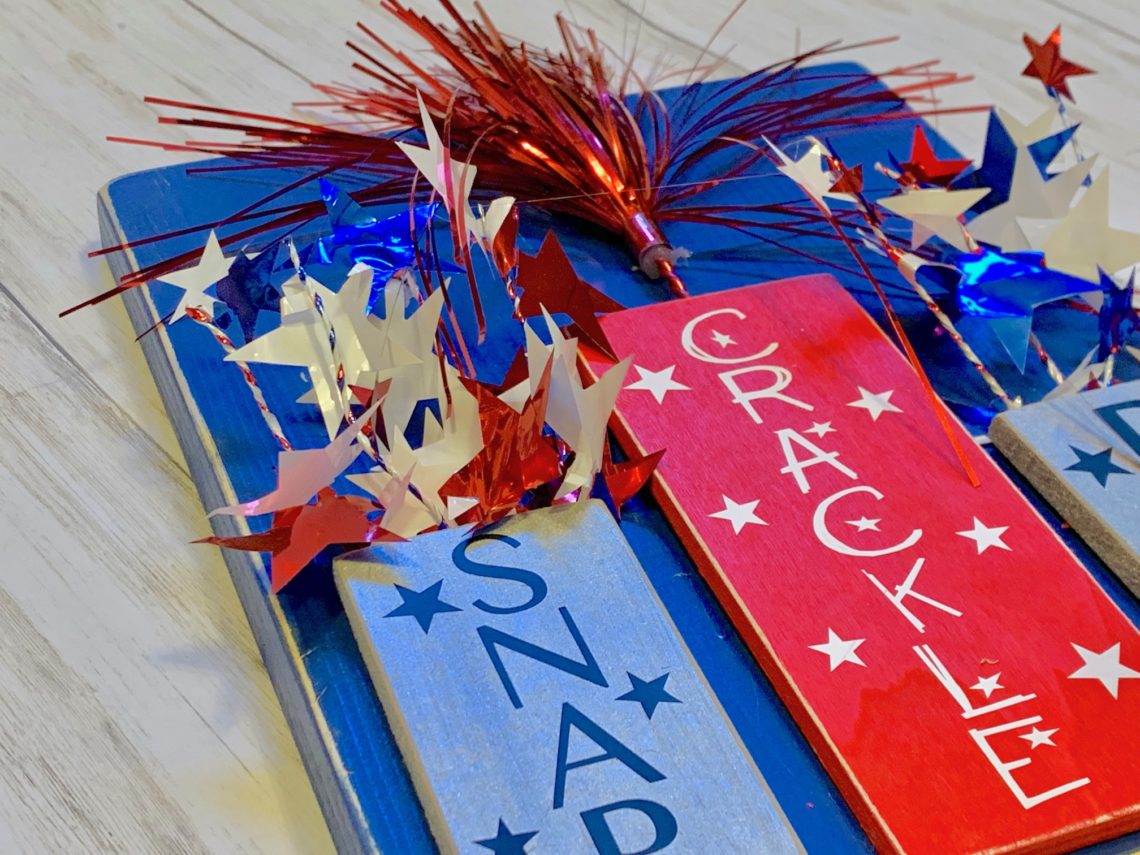 Easy DIY Firecracker Sign