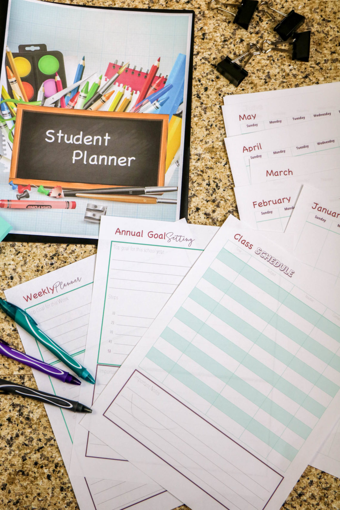 Student Planner Success Tips with FREE Download
