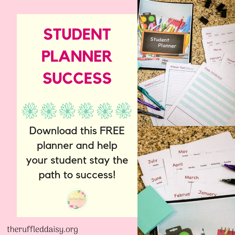 Student Planner Success Tips with FREE Download