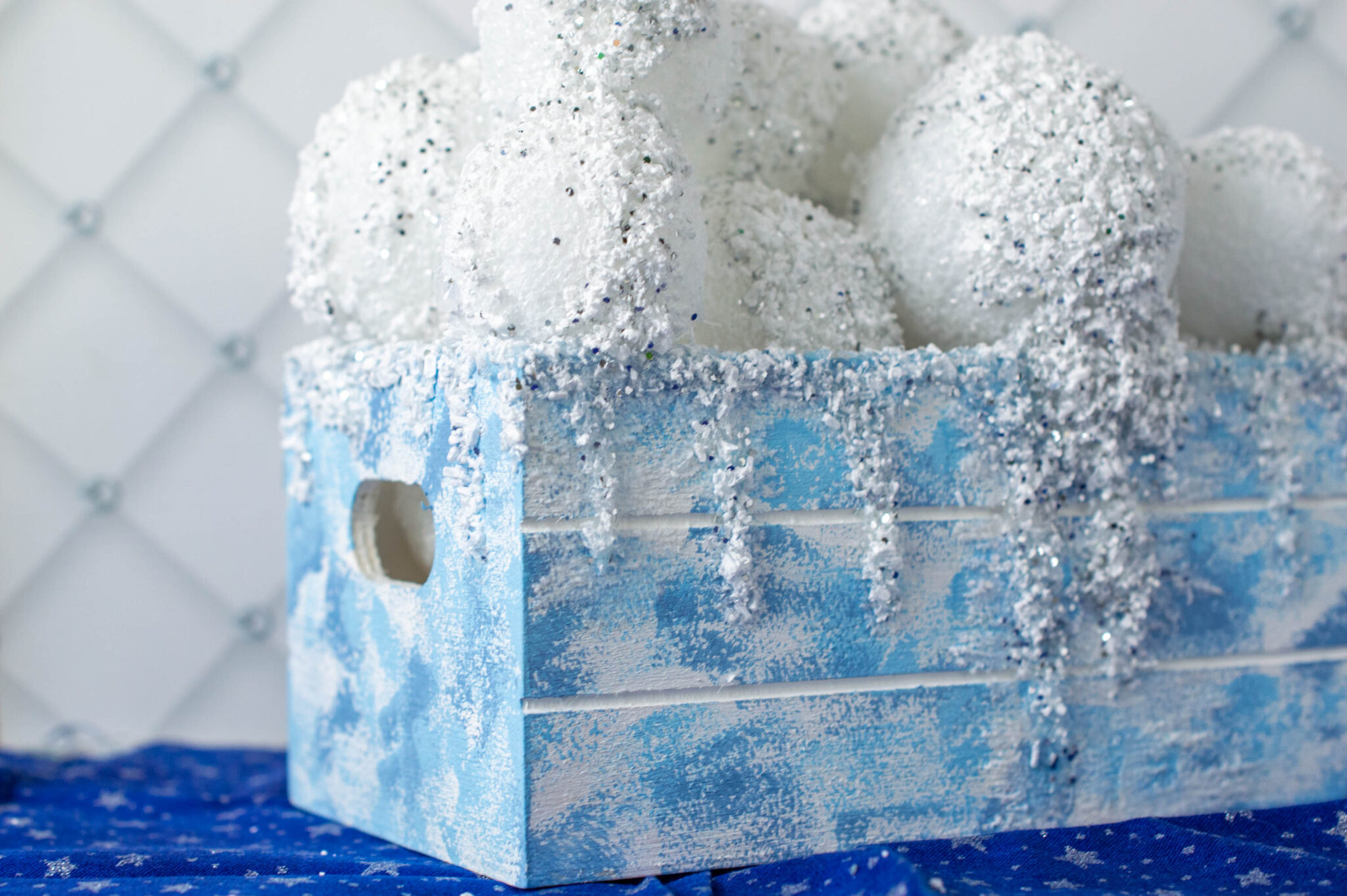 Dollar Tree Snowball Decor