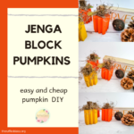 Jenga Block Pumpkins
