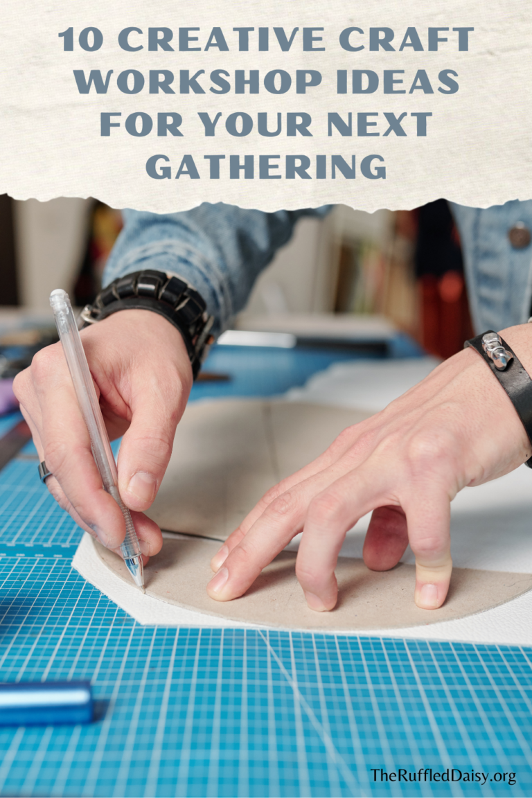 10 Creative Craft Workshop Ideas for Your Next Gathering