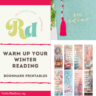 Warm Up Your Winter Reading: Free Printable DIY Bookmark